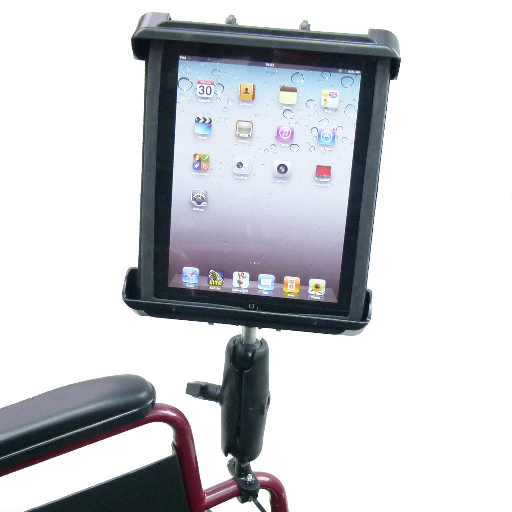 Buy Wheelchair Rail - Tube Mount with Extension & Tablet Holder for ...