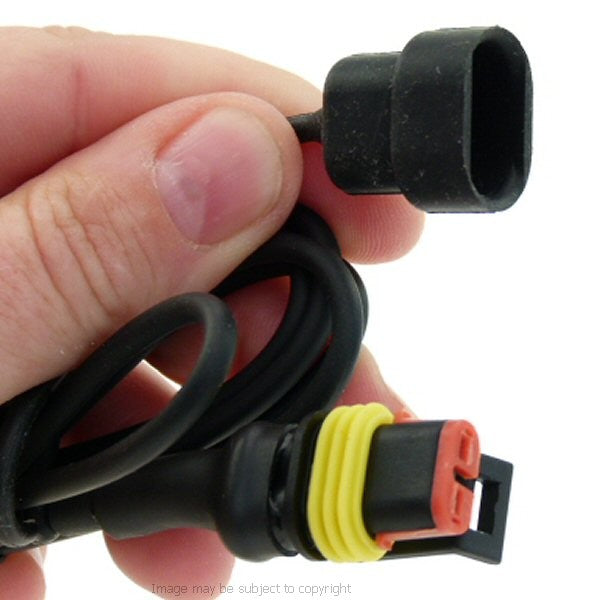 Waterproof Motorcycle Hard Wire Direct to Battery Cable NO DEVICE CONNECTOR sku 9814